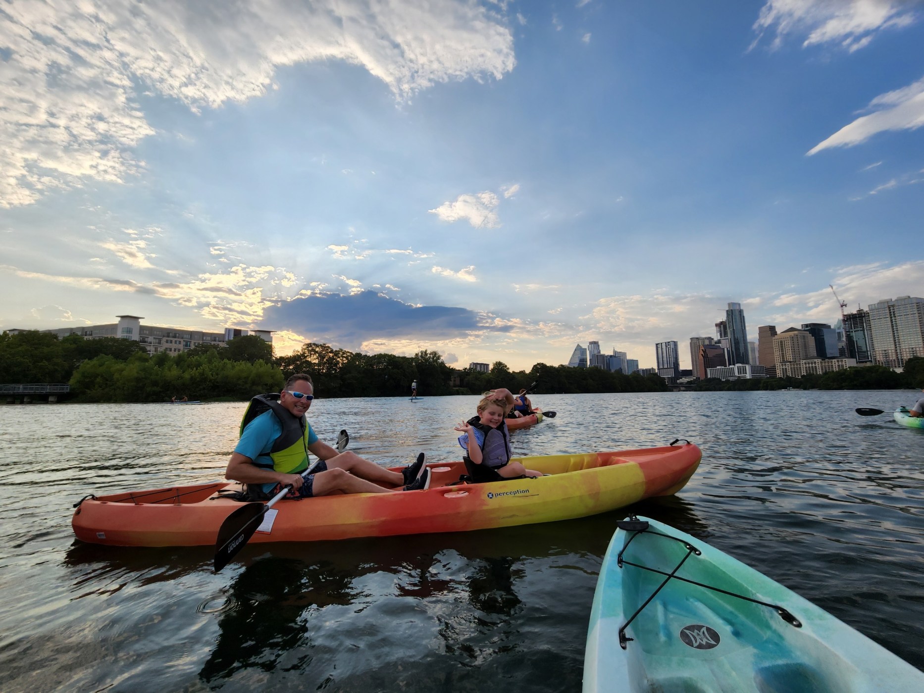 Sunrise skyline Architecture Tour | Lone Star Kayak Tours